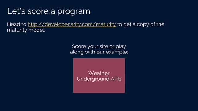 LF_APIStrat17_How Mature are You? A Developer Experience Maturity Model ...