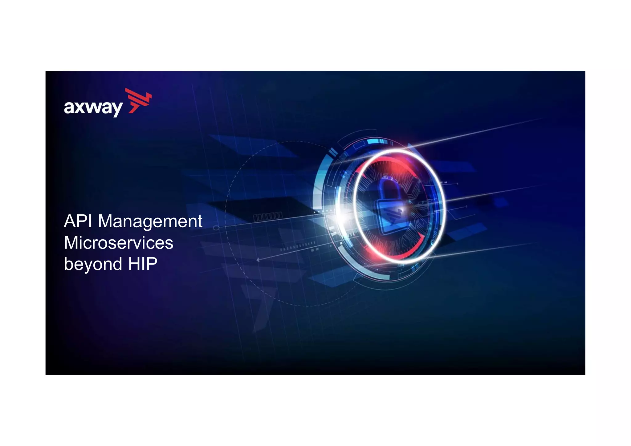 API Management Microservices beyond HIP | PPT