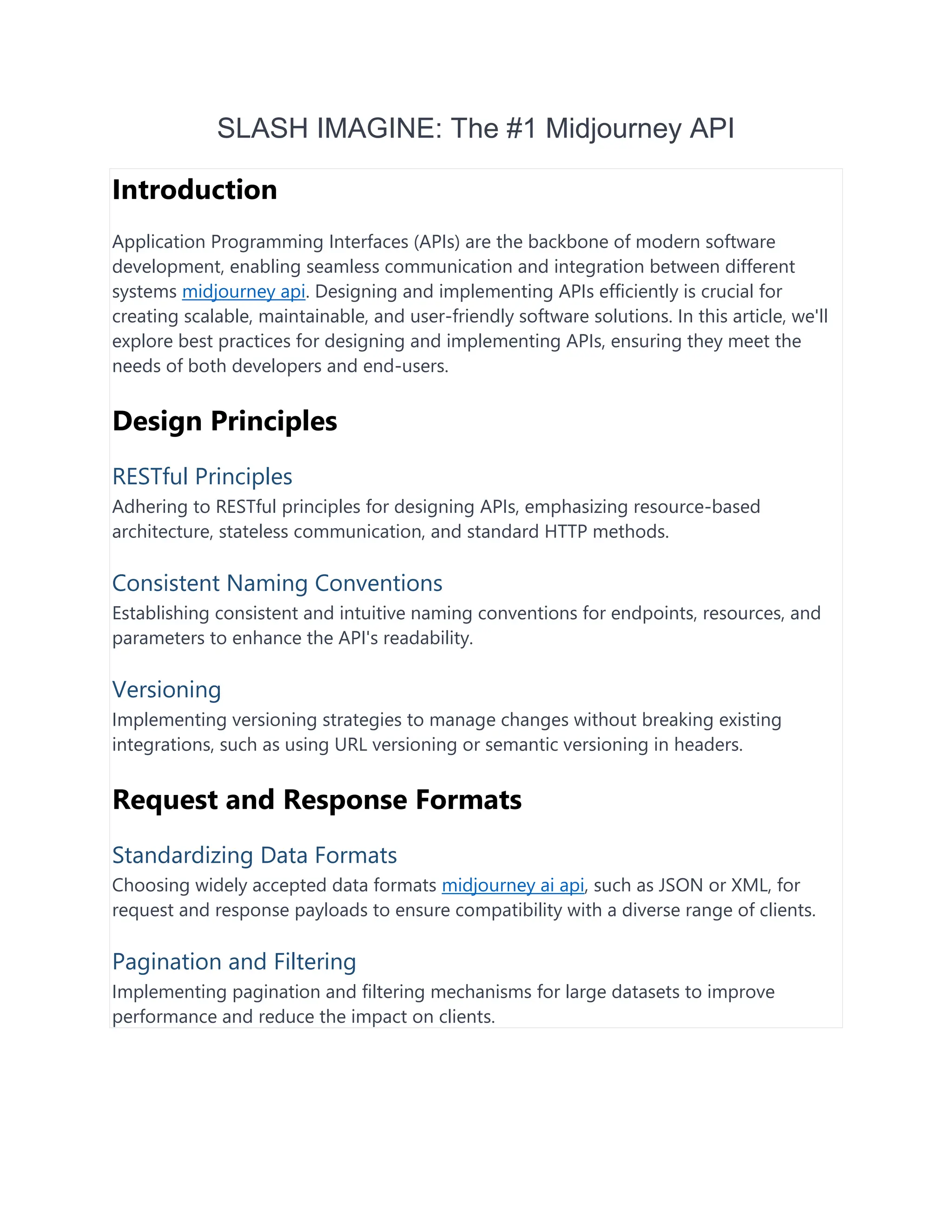 SLASH IMAGINE: The #1 Midjourney API.pdf