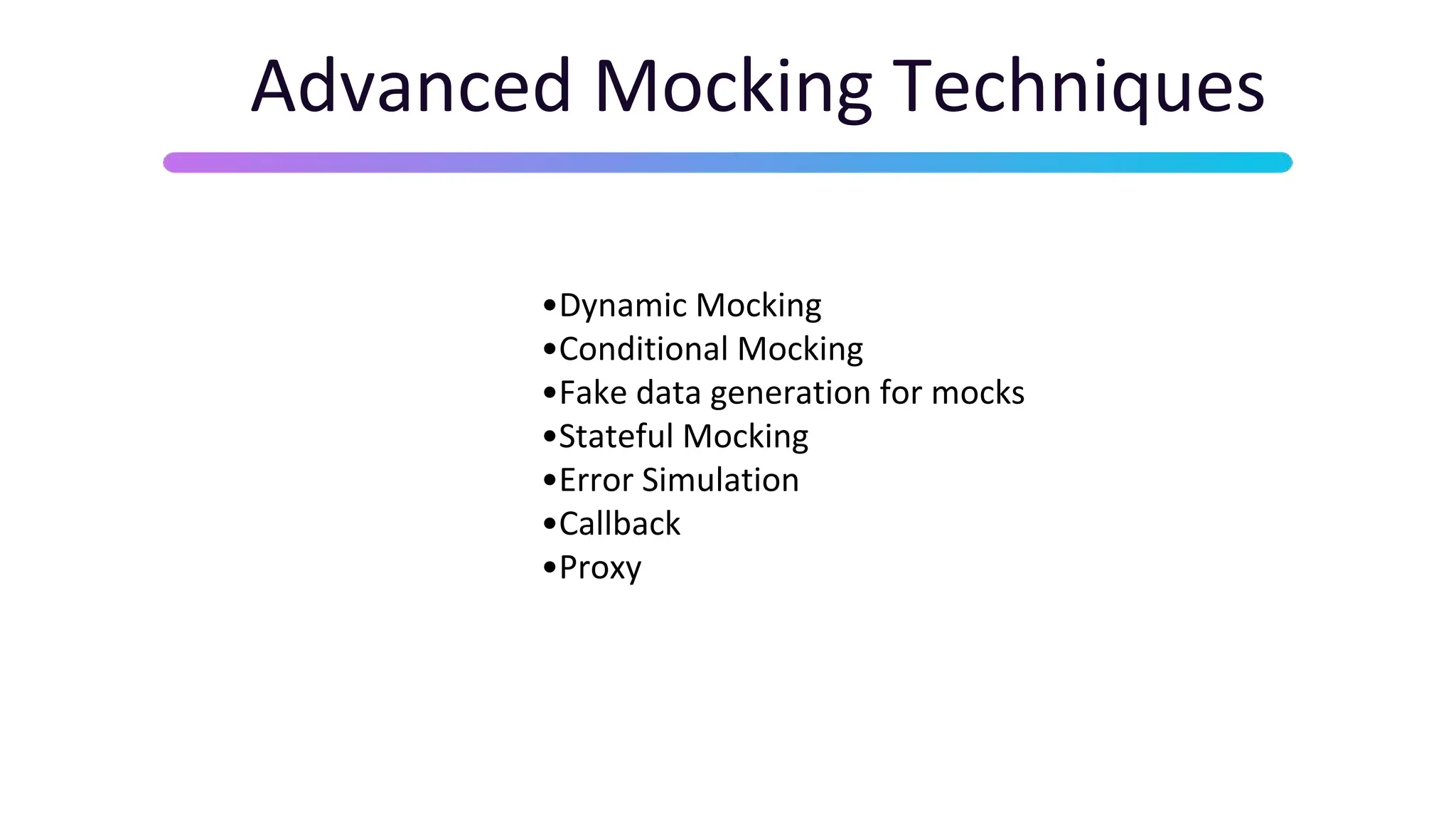 Advanced API Mocking Techniques Using Wiremock | PPTX