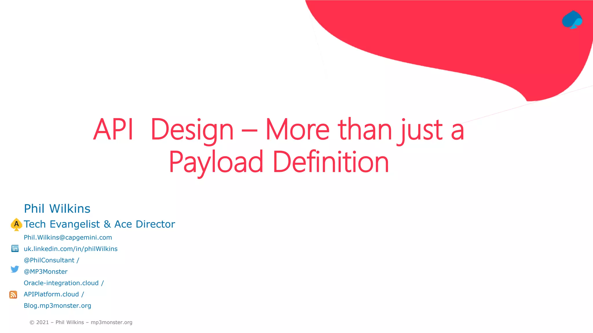 API more than payload | PPT
