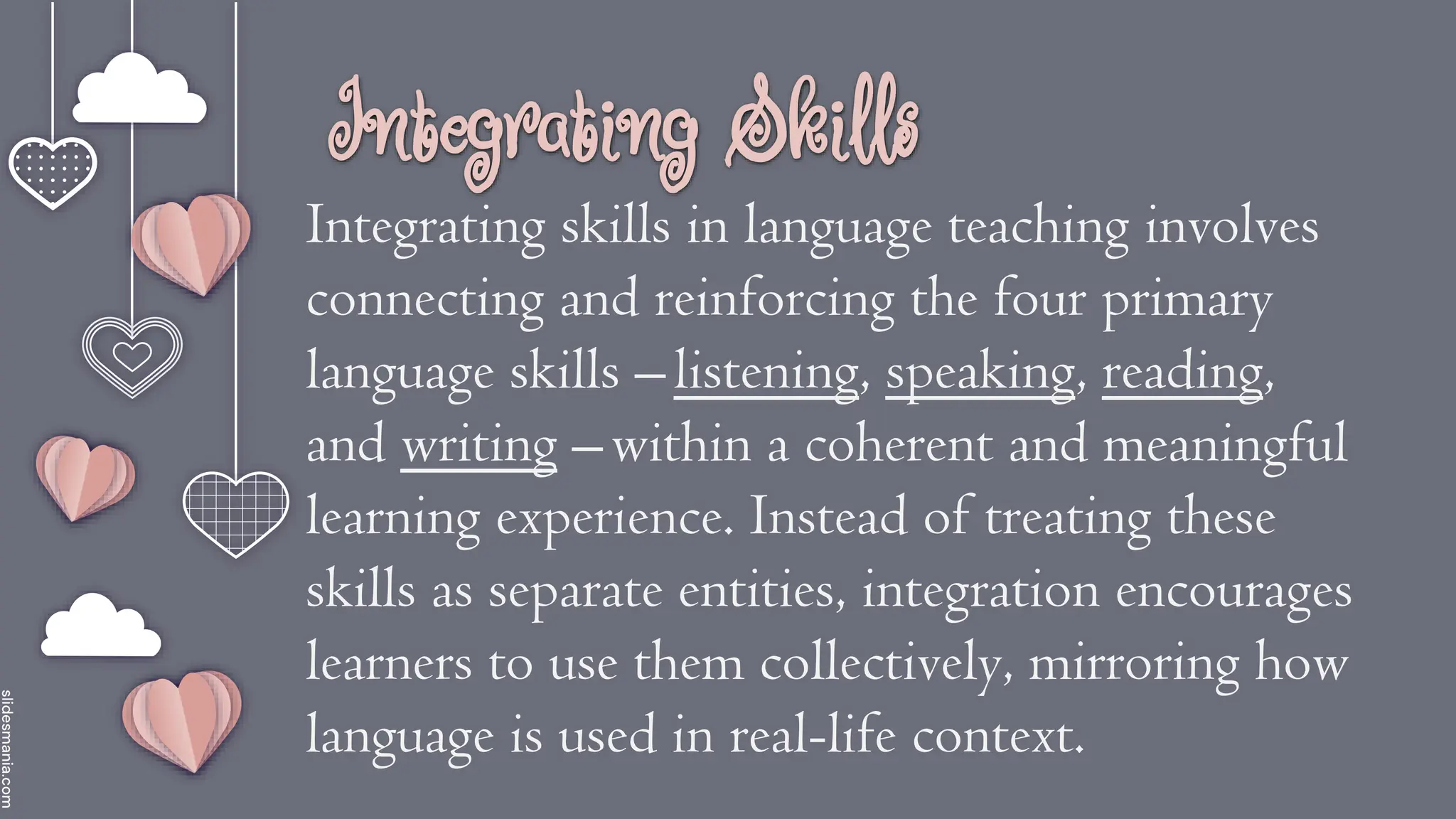 [INTEGRATING SKILLS , integrating skills | PPTX