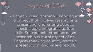 [INTEGRATING SKILLS , integrating skills | PPTX