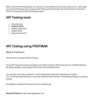 API testing Notes and features, difference.pdf