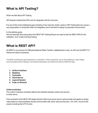 API testing Notes and features, difference.pdf