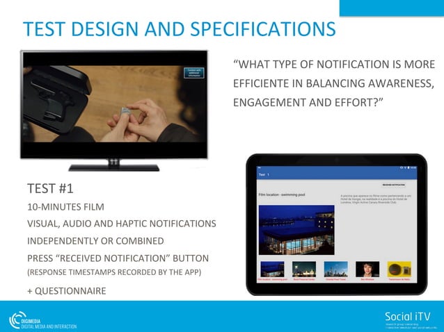 Notification Mechanisms in Second-Screen Scenarios: Towards a Balanced ...