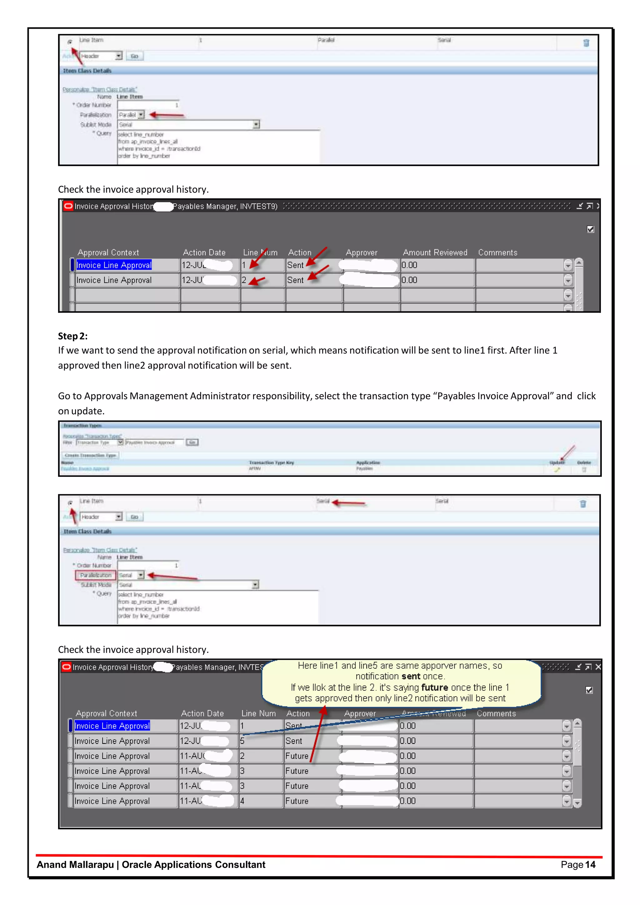 Ap invoice line level approval - R12 | PDF