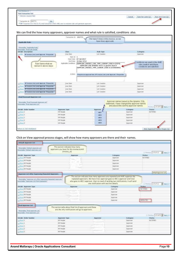 Ap invoice line level approval - R12 | PDF