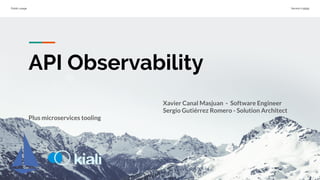 Api observability | PPT