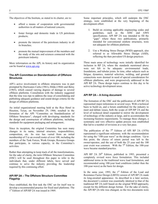 Api offshore structure standards rp 2 a and much more (mangiavacchi ...