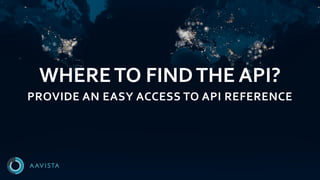 Elements of a Great API Reference | PPT