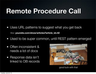 UnRESTful APIs with Django | PPT