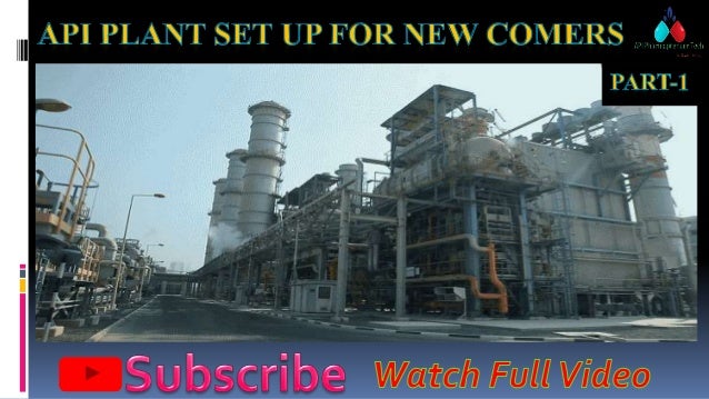 API Manufacturing Plant Set Up | PPTX