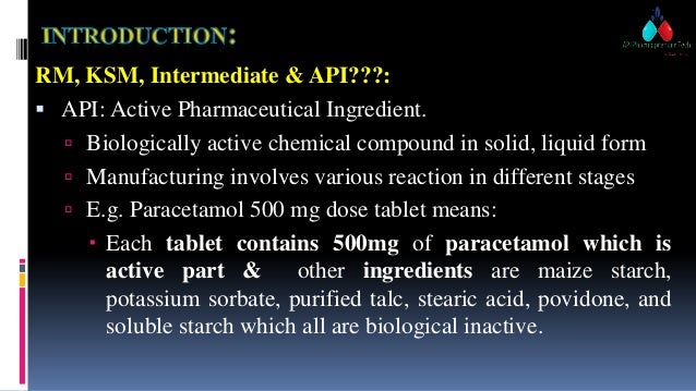 API Manufacturing Plant Set Up | PPTX