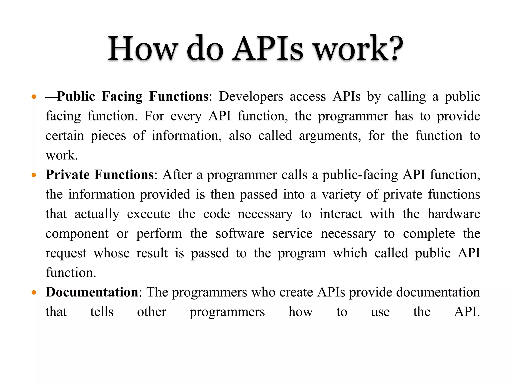 API Presentation | PPTX