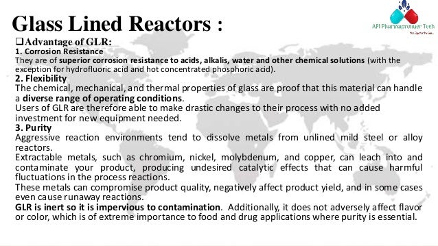 Reactor & Its Types In API Manufacturing | PPTX