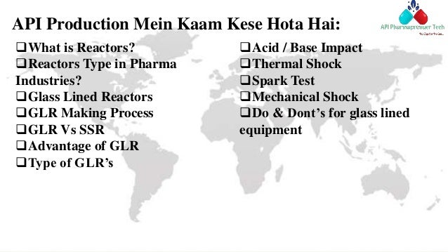 Reactor & Its Types In API Manufacturing | PPTX