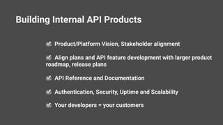 API product strategy - Intro to Internal, External APIs and Developer ...