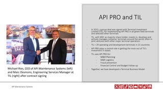 APIPRO for Ports and Terminals | PPT