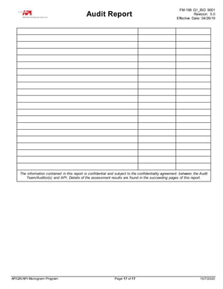 Api q1 6 a monogram-iso audit template- blank | DOCX