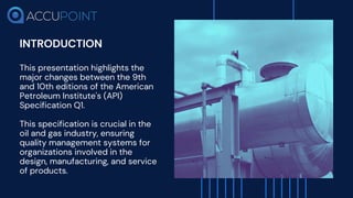 API Spec Q1 - Key Differences Between 9th And 10th Editions | PDF