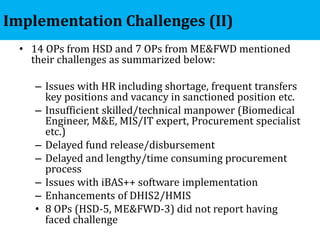 Annual Progress Implementation Report (APIR) 2018 finalization workshop ...