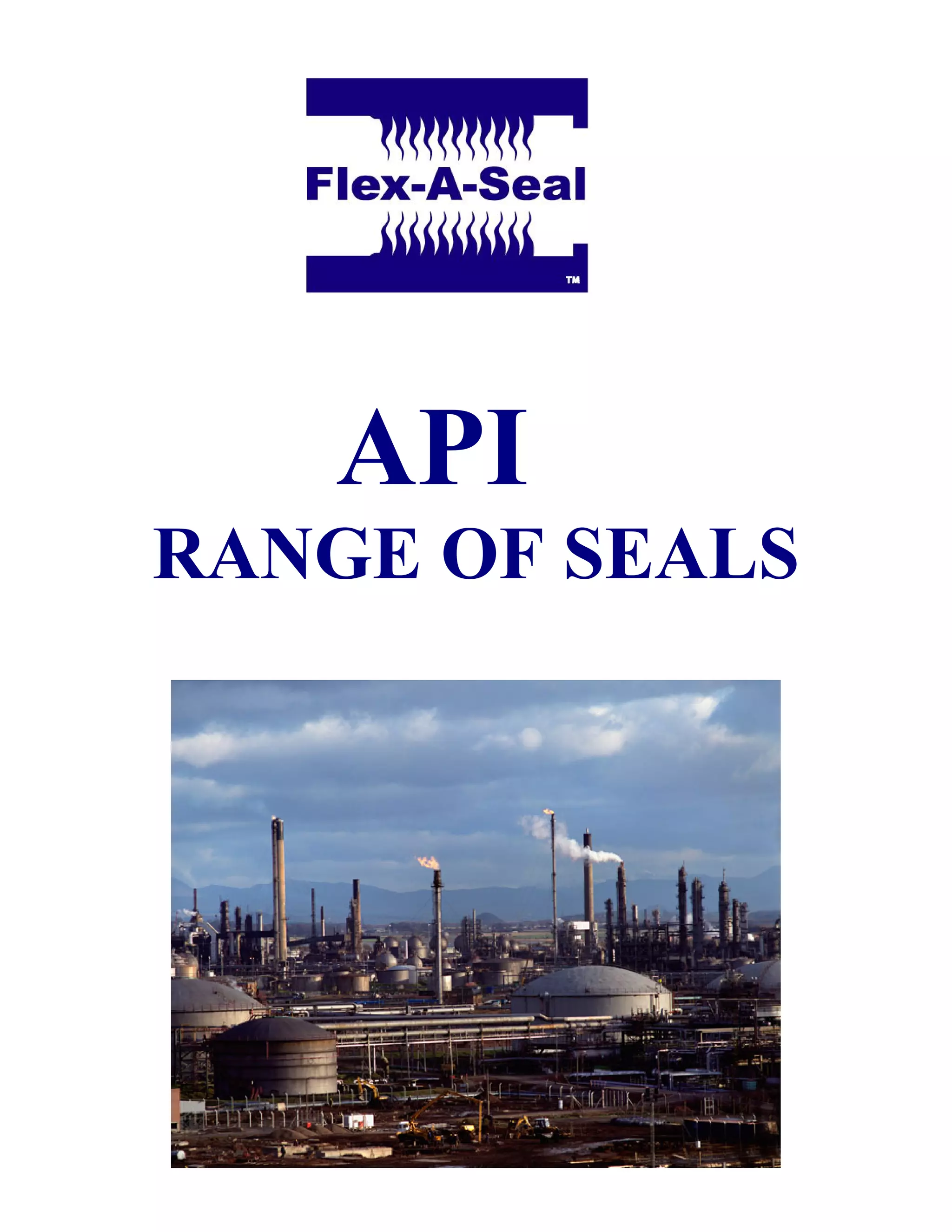 Api range of seals flex a seal inc signed | PDF | Science