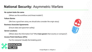 2022 APIsecure_Raw and Unbridled Truth: Healthcare APIs | PPT