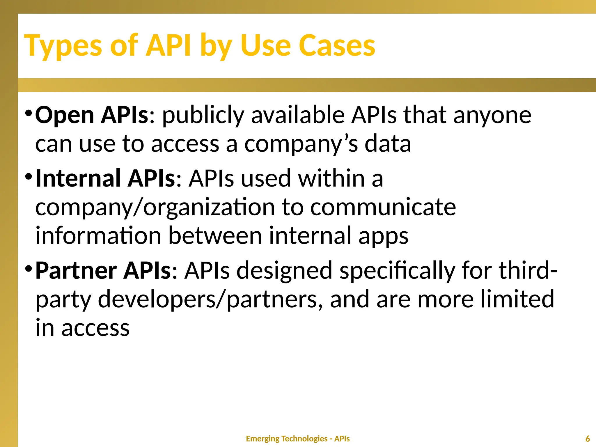 Applications Programming Interfaces (API) | PPTX Applications Programming Interfaces (API) | PPTX