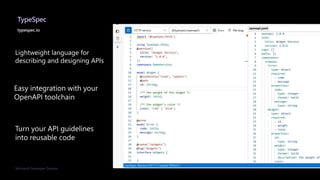 APIs at Scale with TypeSpec by Mandy Whaley, Microsoft | PPTX