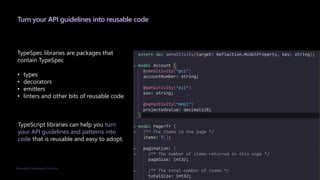 APIs at Scale with TypeSpec by Mandy Whaley, Microsoft | PPTX