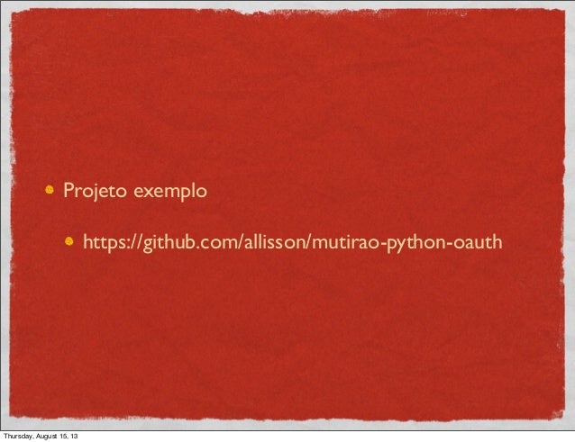 Consumindo Apis Oauth 12 Com Python