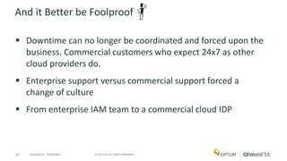 API’s and Identity: Enabling Optum to become the HealthCare cloud | PPT