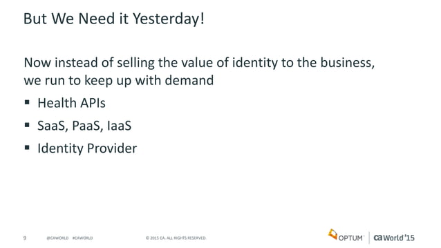 API’s and Identity: Enabling Optum to become the HealthCare cloud | PPT