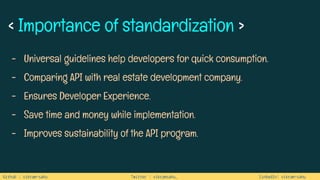 Importance of Standardization of APIs and its Usage | PPT