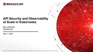 apidays New York 2025 - API Security and Observability at Scale in ...