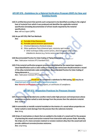 API SIFE-Source Inspector Fixed Equipment Notes-Dr. Samir Saad | PDF
