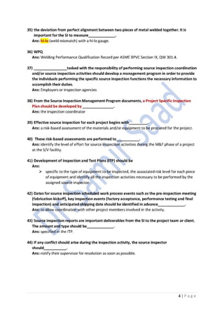 API SIFE-Source Inspector Fixed Equipment Notes-Dr. Samir Saad | PDF