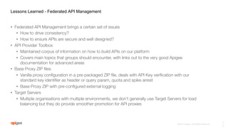 APIs in the Enterprise - Lessons Learned | PPT
