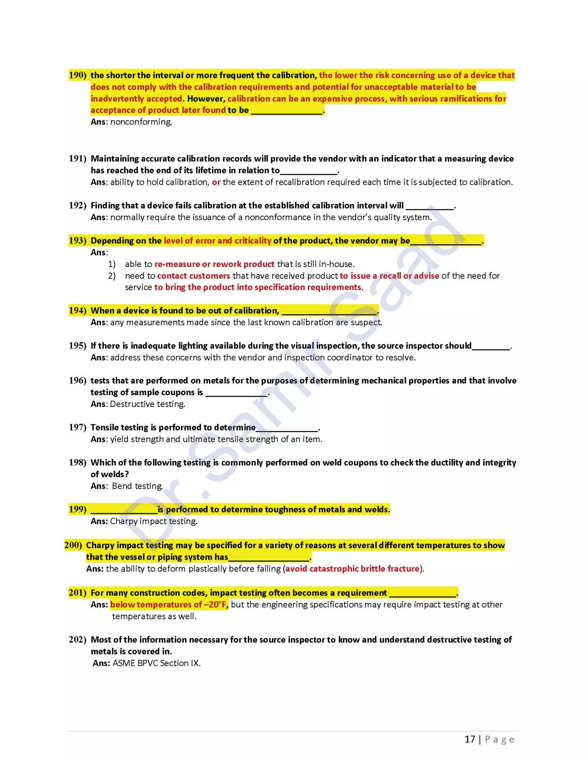 API SIRE-Source Inspector Rotating Equipment Notes-Dr. Samir Saad | PDF