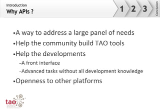 TAO DAYS - API (IT Session) | PDF