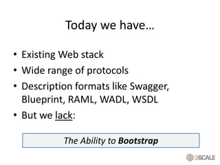 APIs.JSON: Bootstrapping The Web of APIs | PPT