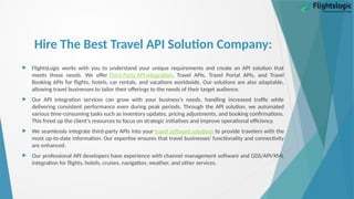API Solution | API Travel Software Solutions | PPTX