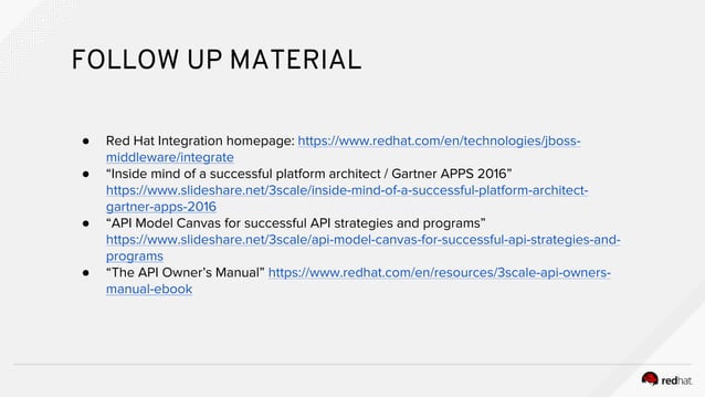 API Integration: Red Hat integration perspective | PPT