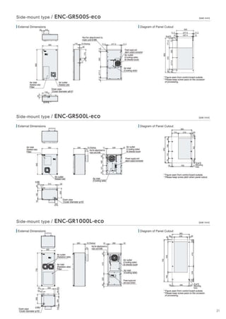 Apiste control panel_cooler_c195_e eng_denkei | PDF