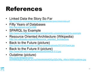 Resource Oriented Architectures: The Future of Data API? | PPT