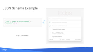 LF_APIStrat17_Embracing JSON Schema | PDF