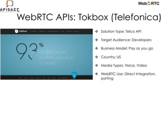 WebRTC APIs - API Strategy Conference Amsterdam (March 2014) | PDF