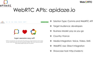 WebRTC APIs - API Strategy Conference Amsterdam (March 2014) | PDF