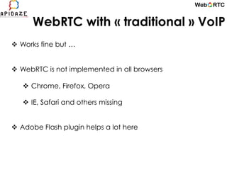 WebRTC APIs - API Strategy Conference Amsterdam (March 2014) | PDF